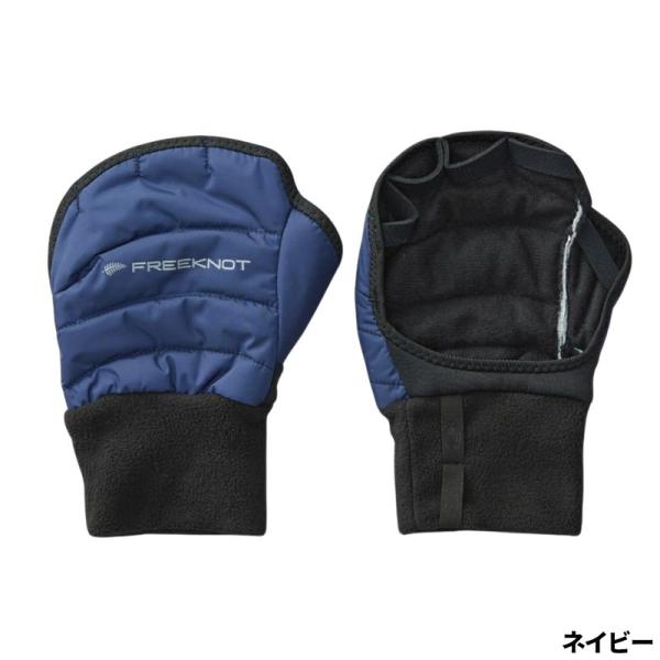 フリーノット  ・甲側には撥水/透湿性に優れた素材を使用 ・掌側は感度重視の掌開口モデル ・インナーグローブとの組み合わせによる防寒対策も可能 ●カラー:ネイビー ●サイズ:L ●素材1:[甲側] ナイロン100% ●素材2:[中綿] ポリ...