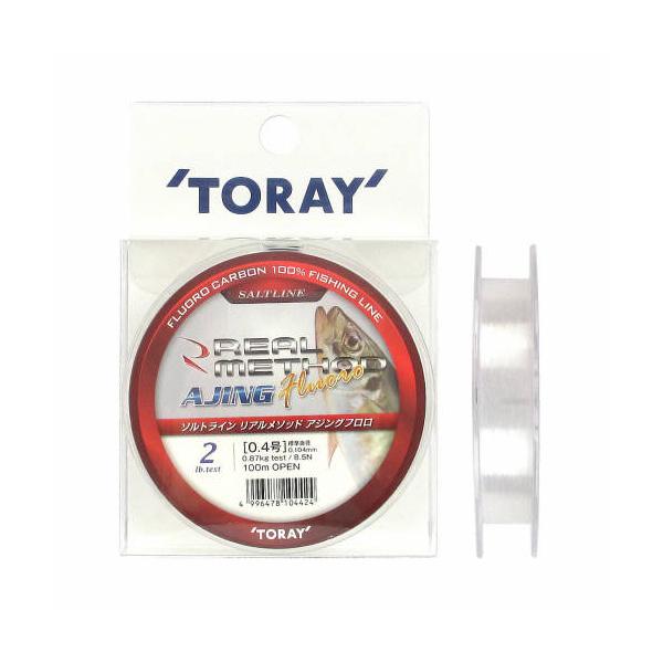 東レ リアルメソッド  【仕様】●ラインが水に溶け込み目立たず、魚に違和感を与えないナチュラルなクリアカラーを採用。 ●耐摩耗性に優れ、障害物など果敢に攻めることができます。 ●適度なしなやかさを持たせ、糸がらみを軽減させました。 [環境美...