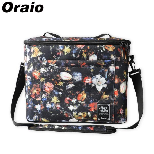 Oraio(オライオ)  【耐摩耗性に優れた花柄テキスタイル】・600Dオックスフォード生地 ・PVC防水加工&amp;撥水加工で内部への水の浸入を防ぎます。 【耐衝撃&amp;優れた保冷力】・12mm発泡ポリエチレン ・厚手の断熱材でしっ...
