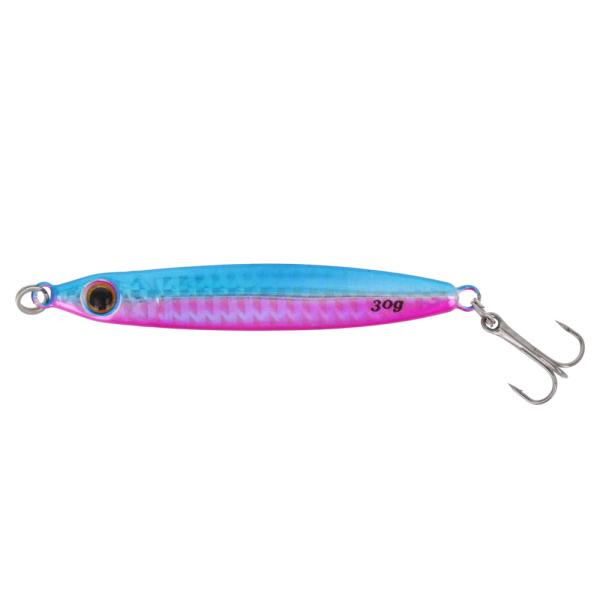 ●カラー:ブルピン ●サイズ:30g ●自重:30g ●フック:#6 ●釣り方、フィールド（詳細）:ソルトルアー ●代表対象魚:スズキ（シーバス・鱸） ●代表対象魚（詳細）:サワラ タチウオ キジハタ ヒラメ カンパチ ヒラマサ|圧倒的な飛...