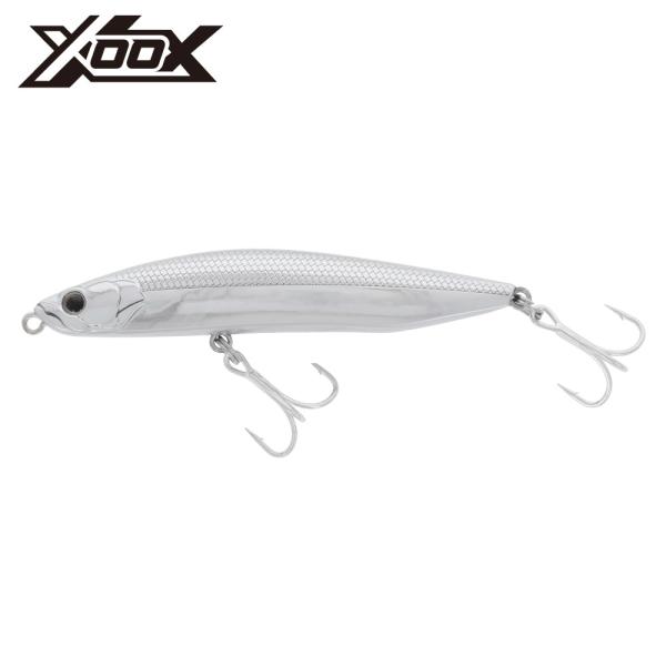 XOOX  ●カラー:フルシルバー ●サイズ:85 ●全長:85mm ●自重:15g ●フック:ファルケン R トリプルクロー #6 ●ブランド:XOOX/エックスオーエックス ●釣り方、フィールド（詳細）:ソルトルアー ●代表対象魚:スズ...
