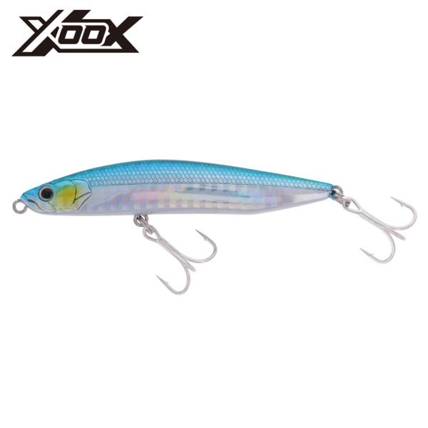 XOOX  ●カラー:グリーンイワシ ●サイズ:105 ●全長:105mm ●自重:25g ●フック:ファルケン R トリプルクロー #4 ●ブランド:XOOX/エックスオーエックス ●釣り方、フィールド（詳細）:ソルトルアー ●代表対象魚...