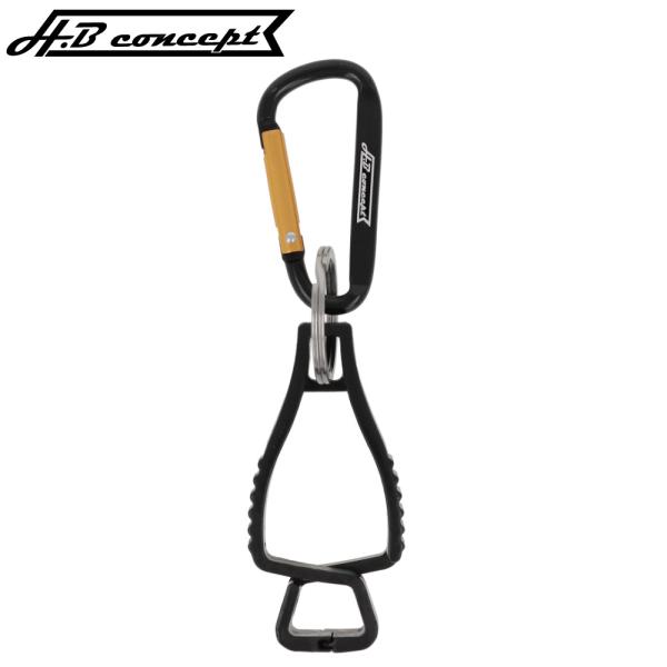 H.B コンセプト  ●サイズ:W3.4×H14.2cm(カラビナ含む) ●素材:PP樹脂 ●ブランド:H.B concept/H.B コンセプト|使いたいときにすぐ手に取れるタオルホルダー。タオル、手袋などを持ち歩く時に便利![JL-12...