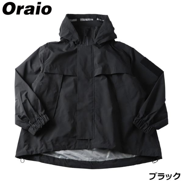 Oraio(オライオ)  3層構造の Shield &amp; Breath システムにより、耐水圧 10000mm・透湿性 10000g/m2/24h のバランスを両立。 撥水性・防水性はもちろん、汗の湿気をしっかり逃がして快適さを保ちま...