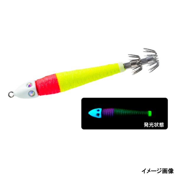デュエル ヨーヅリ  ●カラー:03.BLRY ブルー夜光レッドイエロー ●サイズ:15号 ●全長:105mm ●自重:56g ●下地カラー:ブルー夜光 ●釣り方、フィールド:船釣り（イカ） ●代表対象魚:スルメイカ(真烏賊) ●代表対象魚...