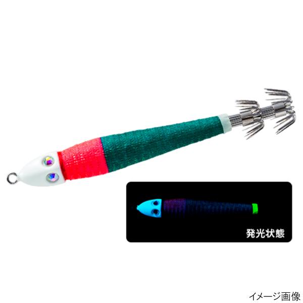 デュエル ヨーヅリ  ●カラー:02.BLRM ブルー夜光レッドグリーン ●サイズ:25号 ●全長:114mm ●自重:94g ●釣り方、フィールド:船釣り（イカ） ●代表対象魚（詳細）:ツツイカ|【デュエル/DUEL】船長の切り札!四つの...