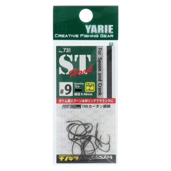 ヤリエ  ●フック:#9 ●入数:15本入り ●釣り方、フィールド:淡水ルアー ●代表対象魚:トラウト（鱒）|【ヤリエ】針先をややオープンに設計し、ゲイプを大きくとったため、小さなバイトよりも深く掛けることができるようになりました。また、針...