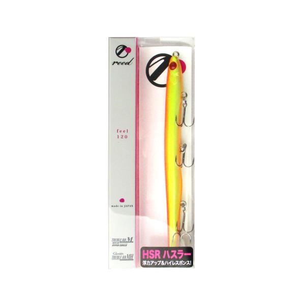 Pazdesign  ●カラー:#123 オレピンクリアー ●サイズ:120SG ●全長:120mm ●自重:9.5g ●タイプ:シンキング ●レンジ:水面〜150cm ●アクション:テイルスライド ●フック:#12 ●リング:#2 ●入数...