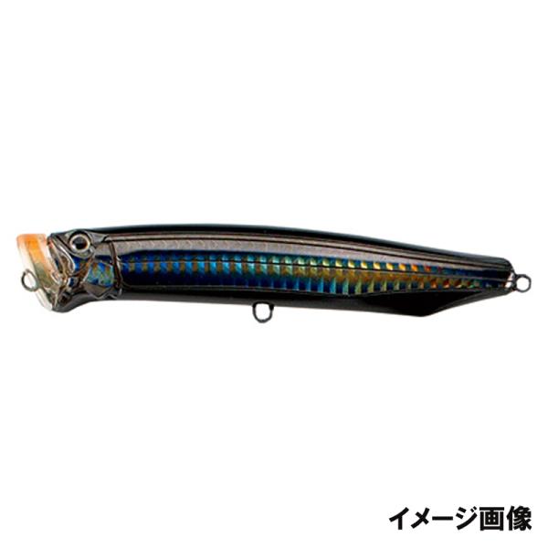 タックルハウス  ●カラー:#5　ダブルブラック ●全長:120mm|●扱い易いバーサタイルポッパー。理想的な重量配分によって、抜群の水噛みの良さを実現しました。そのため、足場の高い船上でも不意に飛び出したり、潜りすぎたりすることなく、ビッ...