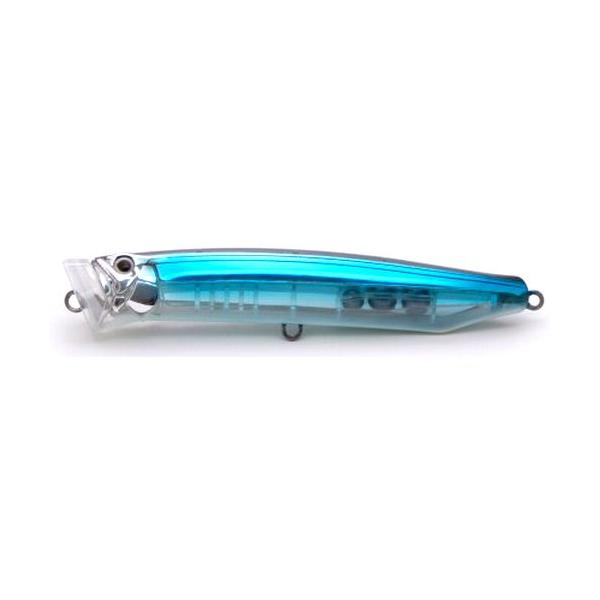 タックルハウス  ●カラー:#4(ＮＲトビウオ) ●全長:120mm|軽いジャークでもポップサウンドを奏でるマウスカップは音質重視。水面ぎりぎり、ほぼ直立の浮き姿勢は吸い込みやすく、ピンスポットの集中ポッピングも可能に。コンパクトボディ、高...