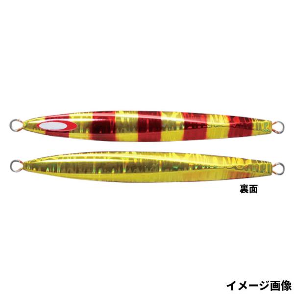 ジャッカル  [環境美化協力商品] ●カラー:レッドゴールドストライプ ●サイズ:160g ●全長:138mm ●自重:160g ●タイプ:メタルジグ ●釣り方、フィールド:ソルトルアー（オフショア） ●代表対象魚:タチウオ（太刀魚）|【ジ...