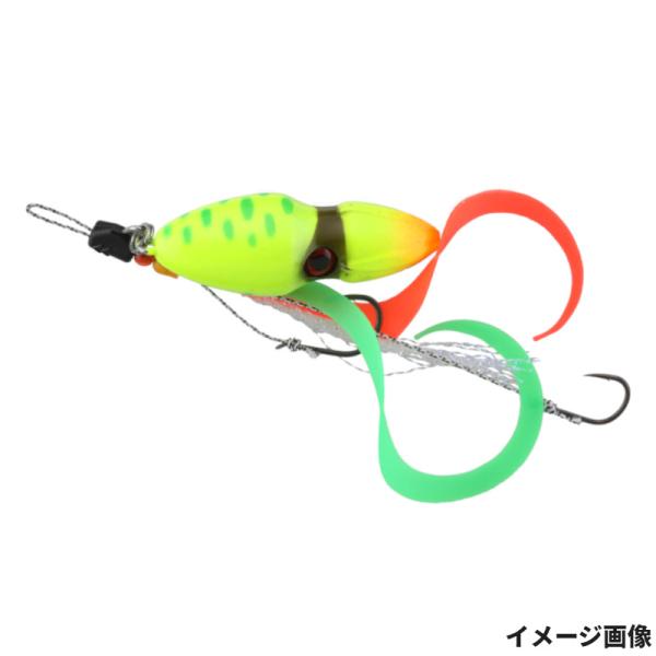 ジャッカル  ・アマダイ専用にアップグレード好奇心旺盛なアマダイを狙うにあたり、重要なのはとにかく目立たせること。派手なもの、よく動くものに好反応を示します。ヘッドのカラーをグロー・ケイムラ・どチャートとアピール力重視にカスタム。また、強波...