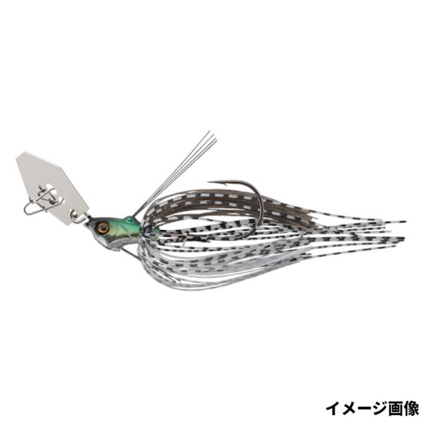 ジャッカル  ●カラー:ホログラムイナッコ ●サイズ:1/8oz ●自重（オンス）:1/8oz ●釣り方、フィールド:淡水ルアー ●代表対象魚:ブラックバス|【ジャッカル/JACKALL】上下に伸びたワイヤーガードがボディの横倒れを抑制し、...