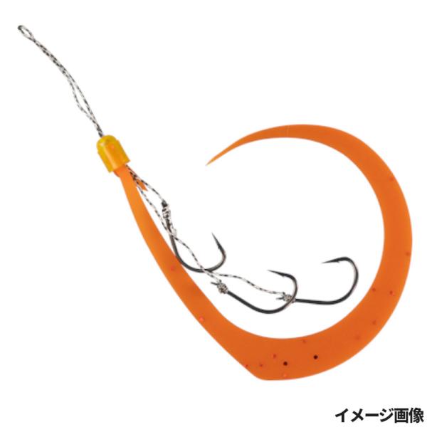 ジャッカル  ●カラー:スケスケオレンジ ●サイズ:3本鈎 ●フック:#8 ●入数:2 ●釣り方、フィールド:ソルトルアー（オフショア） ●代表対象魚:タイ（鯛）|【ジャッカル/JACKALL】ビンビンスイッチT+ネクタイマスターカーリーを...
