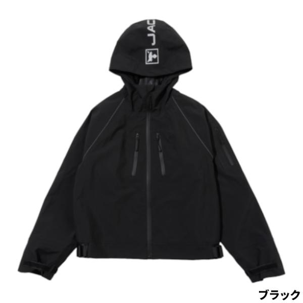 ジャッカル ウェーディングショートジャケット JA-A003 ブラック XXL JACKALL（ジャッカル） 防寒ウェア ウェーディングショートジャケット