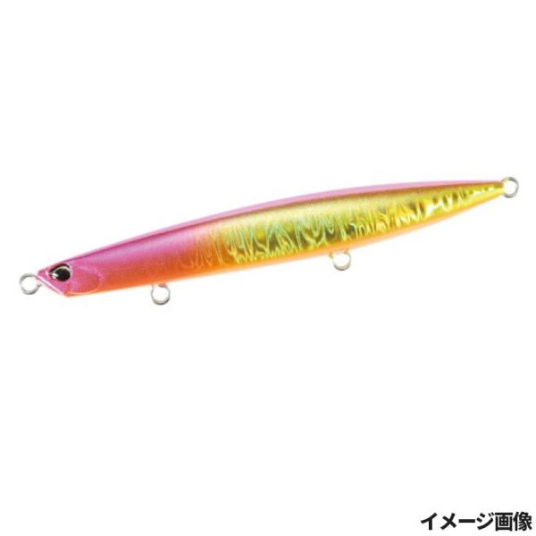 DUO  ●カラー:ゴールドピンクヘッドOB ●サイズ:120S ●全長:120mm ●自重:38g ●タイプ:重心固定・シンキング ●レンジ:0.5〜3.0m ●フック:ベリー#5 リア#4 ●リング:フックアイ#2.5 ●釣り方、フィー...