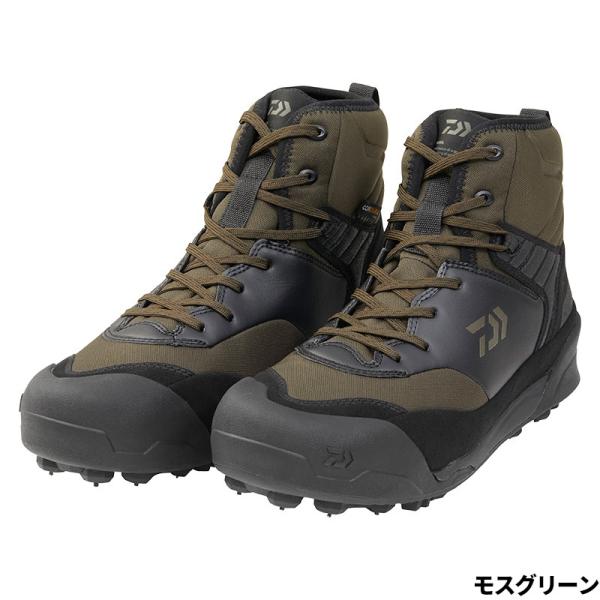 ダイワ  ※ソール交換はできません。 ●カラー:モスグリーン ●サイズ:26.5cm ●素材1:(本体)コーデュラ ●素材2:(インソール)オーソライト ●ソールタイプ:スパイク|スタイリッシュで高機能なロックショアシューズ新登場[22ne...