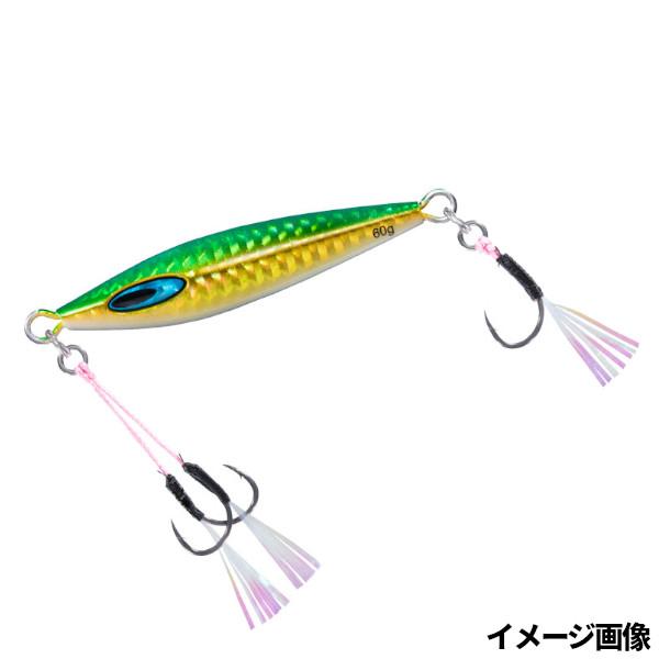 ダイワ ソルティガ  ●カラー:PHグリーンゴールドグローベリー ●サイズ:60g ●全長:80mm ●自重:60g ●フック:フロントツインタイプ リアシングル 真鯛クワセ11号 ●釣り方、フィールド:ソルトルアー（オフショア）|フォール...