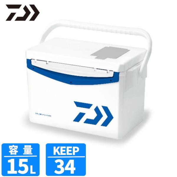 ダイワ  ●カラー:ブルー ●サイズ:S1500X ●自重:2.9kg ●容量:15L ●内部寸法1:[縦(奥行)×幅×高さ]17×36×23cm ●外部寸法1:[縦(奥行)×幅×高さ]25×47.5×30cm ●断熱素材:(上フタ)スチロ...