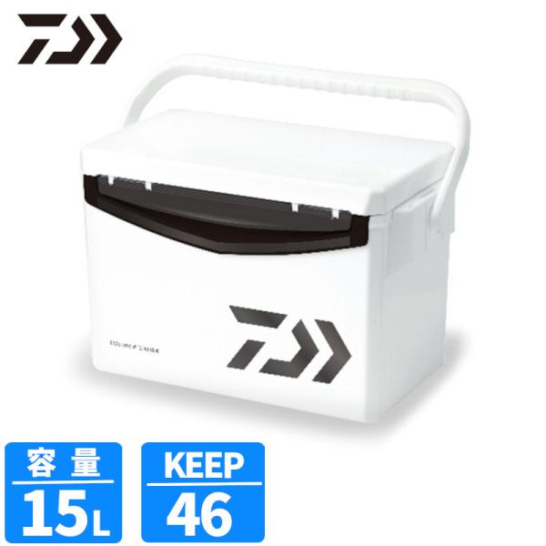 ダイワ  ●カラー:ガンメタ ●サイズ:SU1500 ●自重:3.4kg ●容量:15L ●内部寸法1:[縦(奥行)×幅×高さ]17×36×23cm ●外部寸法1:[縦(奥行)×幅×高さ]25×47.5×30.5cm ●断熱素材:(上フタ)...