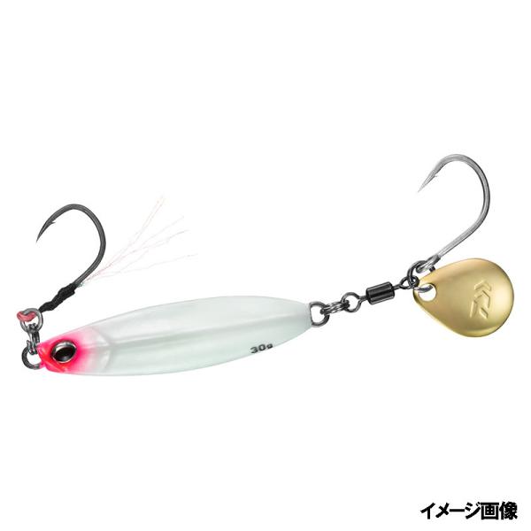 ダイワ  ■超早巻きに対応する小型ブレード超早巻きでもアングラーに負担の少ない小型ブレードを搭載。また、小型の為、飛行姿勢にも影響が小さく安定した飛距離を約束する。フックは太軸シングルフックを搭載。強度はもちろんのこと、しっかりと深く刺さり...