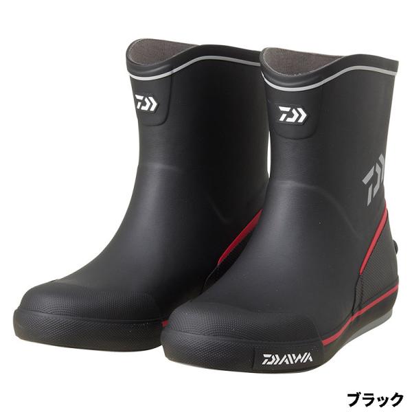 ダイワ  ●カラー:ブラック ●サイズ:L ●ソールタイプ:ボートグリッパーソール|好評のデッキブーツシリーズがデザイン一新リニューアル ●デザイン一新リニューアル。●船上(FRP)専用ボートグリッパーソール搭載のデッキブーツシリーズ。●程...