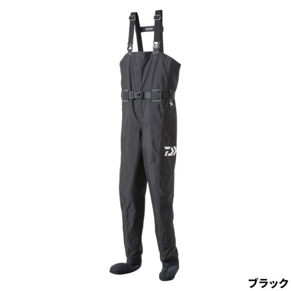 ダイワ  藪漕ぎなどのタフな使用に耐えるリップストップナイロンを採用。 タイトフィットモデルでありながら、立体裁断にすることで、流水抵抗を抑えつつも機動性が高くなり、快適な釣行が可能。 内側は肌離れが良く、ベタツキを最小限に押さえるスーパー...