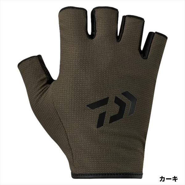 ダイワ  UPF50+ / UVカット 幅広いサイズ展開で、キッズ、レディースにもオススメ。 甲側にはUPF50+/吸水速乾素材を採用し、快適な着け心地を実現。 指股にはストレッチ性のある素材を使用。 ●カラー:カーキ ●サイズ:XL ●素...