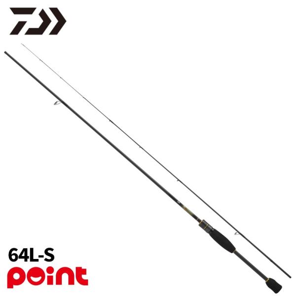ダイワ 月下美人  【64L-S】1.5g前後のジグヘッドに最適なスタンダードモデル。 張りを持たせたブランクが、積極的な誘いと確実なフッキングを可能にし、一段上の操作感と食わせの間を演出。潮流のあるエリアや、より攻めた展開で活躍するモデル...