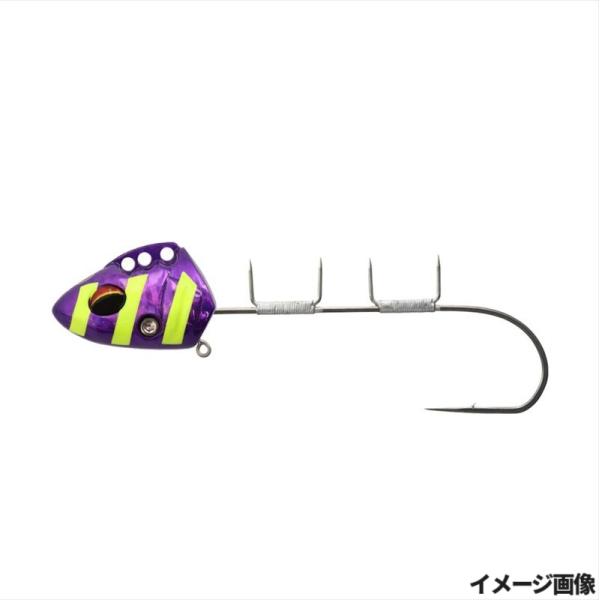 ダイワ  ●セット商品/付属品：エサ巻きソフトステン線　100cm×2個 ●カラー:ホロ紫イエローグローゼブラ ●サイズ:40号 ●代表対象魚:タチウオ（太刀魚）|これまでにない新機能を搭載。下に引き込むバイト(喰い下げ)時に、針先がスライ...