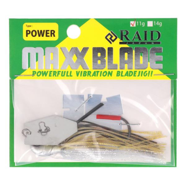 レイドジャパン  ●カラー:10.ザベイト ●サイズ:11g ●自重:11g ●釣り方、フィールド:淡水ルアー ●代表対象魚:ブラックバス|【レイドジャパン/RAID JAPAN】MAXXBLADE Type-POWERの開発コンセプトは、...