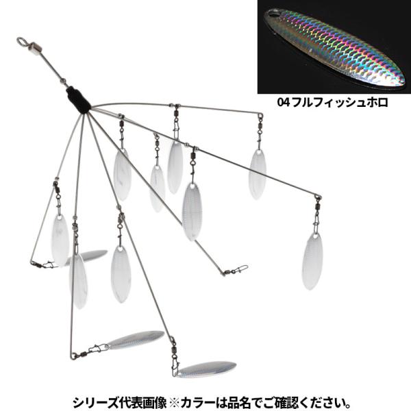 レイドジャパン  ・収納に便利な筒形ケース!バマストセッティングも収納できます。 ・12PLASTIC BLADE ※ワイヤーの曲げ伸ばしを繰り返すと金属疲労によって折れる場合がございます。 ※ワイヤーを曲げる際は、プライヤーなどを使用して...