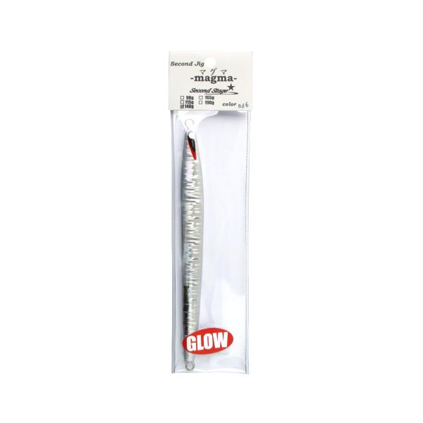 ●カラー:036(グローシルバー) ●全長:180mm ●自重:140g ●フック:無 ●入数:1本 ●代表対象魚:ブリ(鰤)・ハマチ(ワラサ)・イナダ ●代表対象魚（詳細）:ヒラマサ、鯛、根魚|【セカンドステージ/Second Stage...