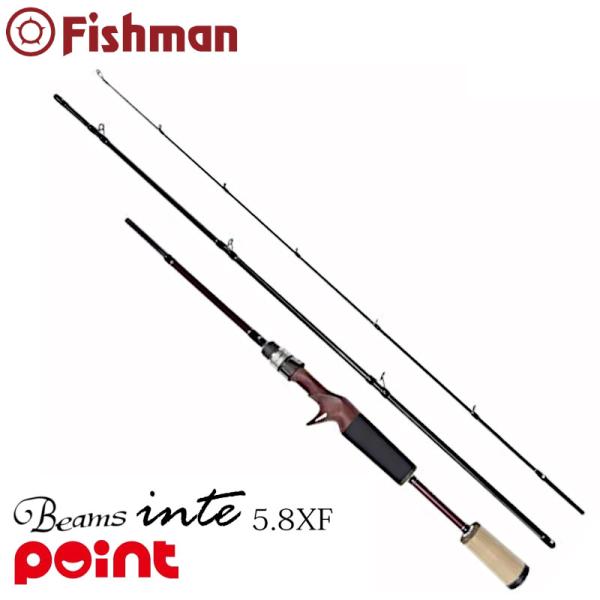 フィッシュマン  その最新鋭機は『限界突破の軽量キャスト』を手に入れた Beams inte5.8XFは、ルアーフィッシングにおける最軽量キャストゲーム、『アジング』、それも小型から中型サイズをメインに見据えたモデル。 僅か1g未満のジグヘ...