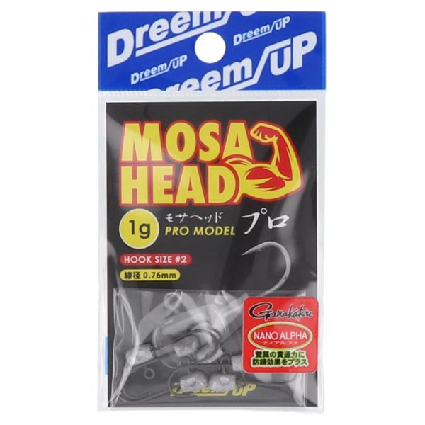 ●サイズ:(重量)1g (フック)#2 ●入数:6本 ●線径:0.76mm ●代表対象魚:アジ（鰺）|【ドリームアップ/Dreem UP】尺メバル、ギガアジ対応!臆せずガチンコファイトで勝負!太軸線径の安心強度!!信頼のがまかつフック!!結...