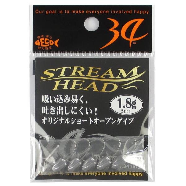 34/サーティ―フォー 34  ●サイズ:1.8g ●入数:5個 ●釣り方、フィールド:ソルトルアー（ショア） ●代表対象魚:アジ（鰺）|【34/THIRTY FOUR】完全オリジナルショートシャンクフック。ショートシャンクだからこそワーム...