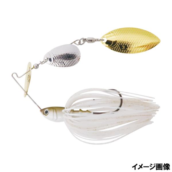 ボトムアップ  ●カラー:S401 オーロラホワイト ●サイズ:1/4oz TW ●自重（オンス）:1/4oz ●タイプ:Spinner Baits ●フック:#2/0 ●ブレードタイプ:TW(タンデムウィロー) ●釣り方、フィールド:淡水...
