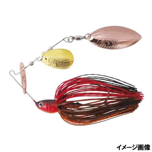 ボトムアップ  ●カラー:S412 バーニングシャッド ●サイズ:1/4oz TW ●自重（オンス）:1/4oz ●タイプ:Spinner Baits ●フック:#2/0 ●ブレードタイプ:TW(タンデムウィロー) ●代表対象魚:ブラックバ...