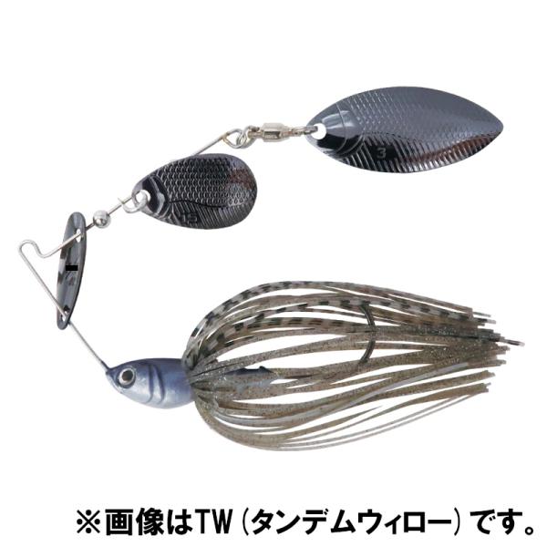 ボトムアップ  ●カラー:S408 スモーキンシャッド ●サイズ:1/4oz DW ●自重:7g ●自重（オンス）:1/4oz ●タイプ:Spinner Baits ●フック:2/0サイズ ●ブレードタイプ:DW(ダブルウィロー) ●釣り方...
