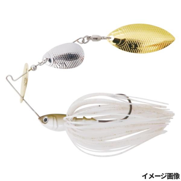 ボトムアップ  ●カラー:S401 オーロラホワイト ●サイズ:3/8oz TW ●フック:2/0 ●ブレードタイプ:TW(タンデムウィロー) ●ブレードサイズ:#3、#2 ●釣り方、フィールド:淡水ルアー ●代表対象魚:ブラックバス|【ボ...