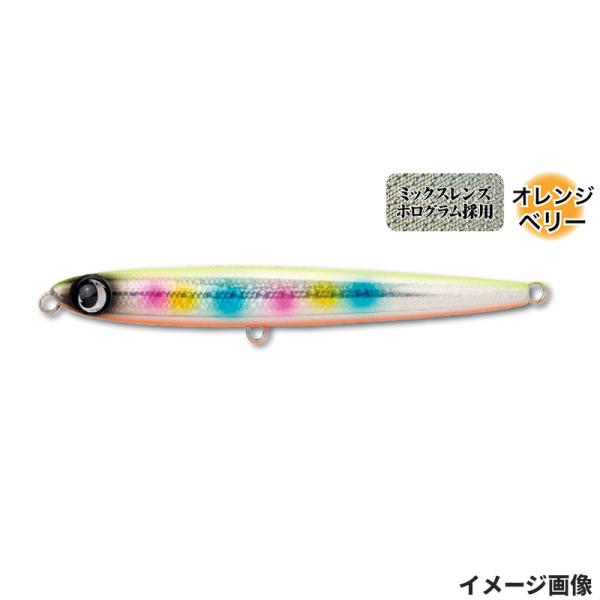 ジャンプライズ  ●カラー:#09 バナナフラッシュレインボー ●全長:115mm ●自重:34g ●タイプ:シンキング ●レンジ:0〜約3m位 ●アクション:W可変ワイドスウィング ●推奨トレブル:各社 #4〜#2 ●推奨シングル:ライト...