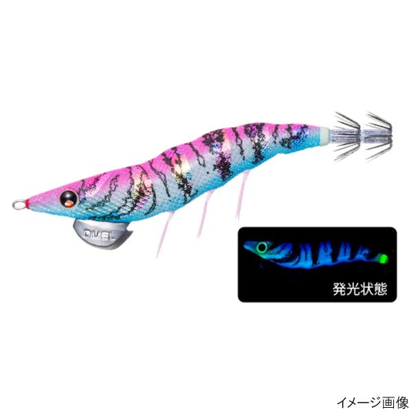 デュエル EZ-Q  ●カラー:14.BLMP ブルー夜光マーブルピンク ●サイズ:3.0号 ●自重:14.5g ●沈下速度:約3.5秒/m ●MAX飛距離:49m ●適応水深目安:1〜10m ●ボディカラー:ブルー夜光ボディ ●釣り方、フ...