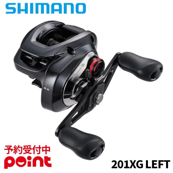 シマノ スコーピオン  ●サイズ:201XG LEFT ●自重:225g ●ソルト対応／淡水専用:ソルト対応 ●ギヤ比:8.5 ●ベアリング数（本体）:7 ●ベアリング数（ローラー部）:1 ●ドラグ力:最大 5.5kg ●巻き手:左専用 ●...