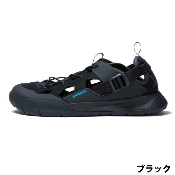 シマノ  ●カラー:ブラック ●サイズ:26.0cm ●サイズ（詳細）1:※参考重量 323g(26cm)|暑い季節でも集中して釣りに挑みたいオフショアアングラーに向けたサンダル。独自配合ラバーと広い接地面で優れたグリップ力を発揮し、クロマ...