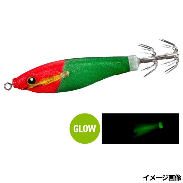 シマノ セフィア  ●カラー:001 アカミドリ ●全長:70mm ●自重:3.4g ●タイプ:スローフローティング ●釣り方、フィールド:船釣り（イカ）|刻々と変化するターゲットのコンディションに対して、ドロッパーのローテーションで反応を...