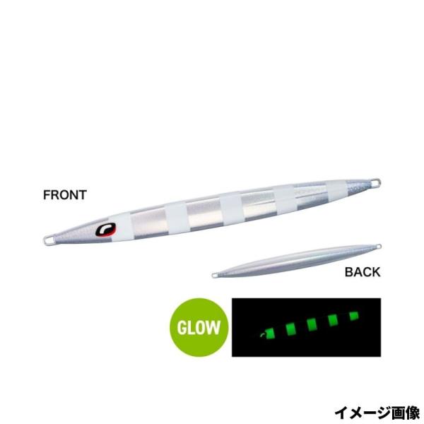 シマノ オシア  ●カラー:008 Sゼブラグロー ●サイズ:300g ●全長:268mm ●自重:300g ●タイプ:シンキング ●釣り方、フィールド:ソルトルアー（オフショア）|抜けが軽く、ワイドなローリングフォールで幅広いターゲットに...
