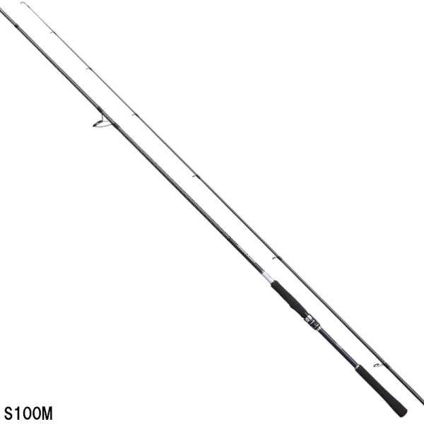 シマノ  【S100M】SEABASS、SURF&amp;LIGHT SHORE JIGGING遠投性に優れた100レングス。ランカーシーバスや良型ヒラメ、ライトショアジギングの青物、海のトラウトなどの攻略に適したアイテム。10〜15cmク...