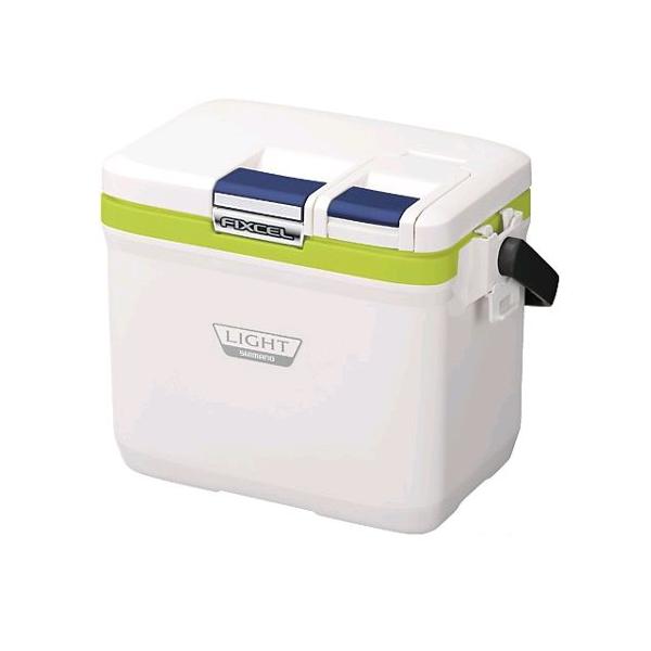 シマノ  【仕様】フタはワンアクションで開き、落としただけでロックされるラックトップレバー。 / 本体フタは簡単に着脱可能。 / ラックトップレバーで素早くスムーズに魚を投入できる魚入れ口。 / 本体インナー部素材に、細菌の増殖を抑制し清潔...