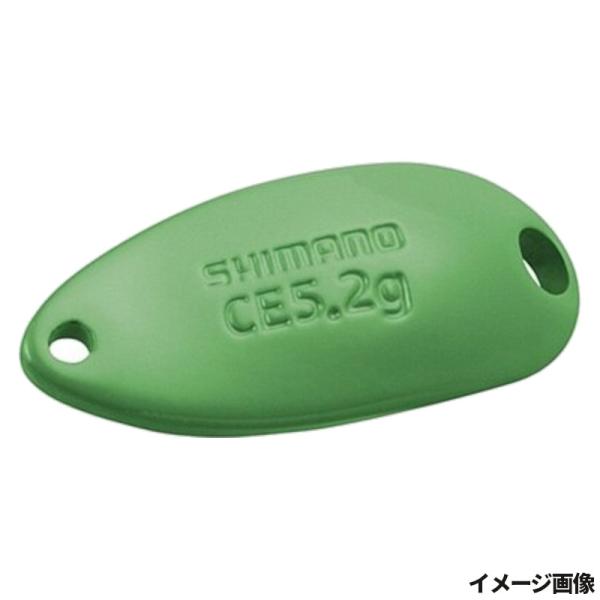 シマノ カーディフ  ●カラー:15S マイルドグリーン ●サイズ:5.2g ●自重:5.2g ●フック:#6 ●釣り方、フィールド:淡水ルアー ●代表対象魚:トラウト（鱒）|従来のロールスイマーに比べて一回り小さいシルエット。ロールスイマ...