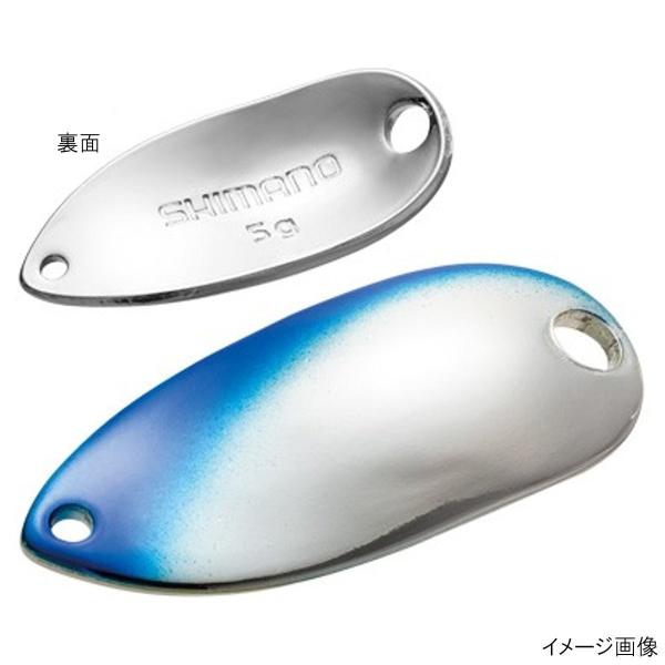 シマノ カーディフ  ●カラー:76T ブルーシルバー ●自重:5g ●フック:S-51 BL #4 ●釣り方、フィールド:淡水ルアー ●代表対象魚:トラウト（鱒）|その飛距離とワイドローリングアクションでボトムに潜むビッグサイズを狙い撃て...